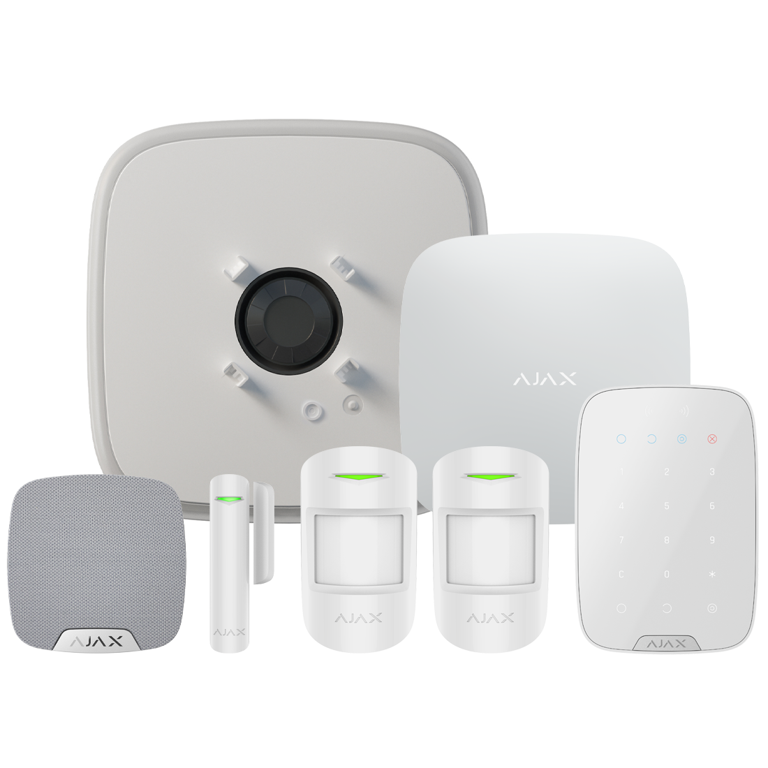 Ajax Superior Wireless Alarm Kit 21 S - White (AJA-109844) — adk-security