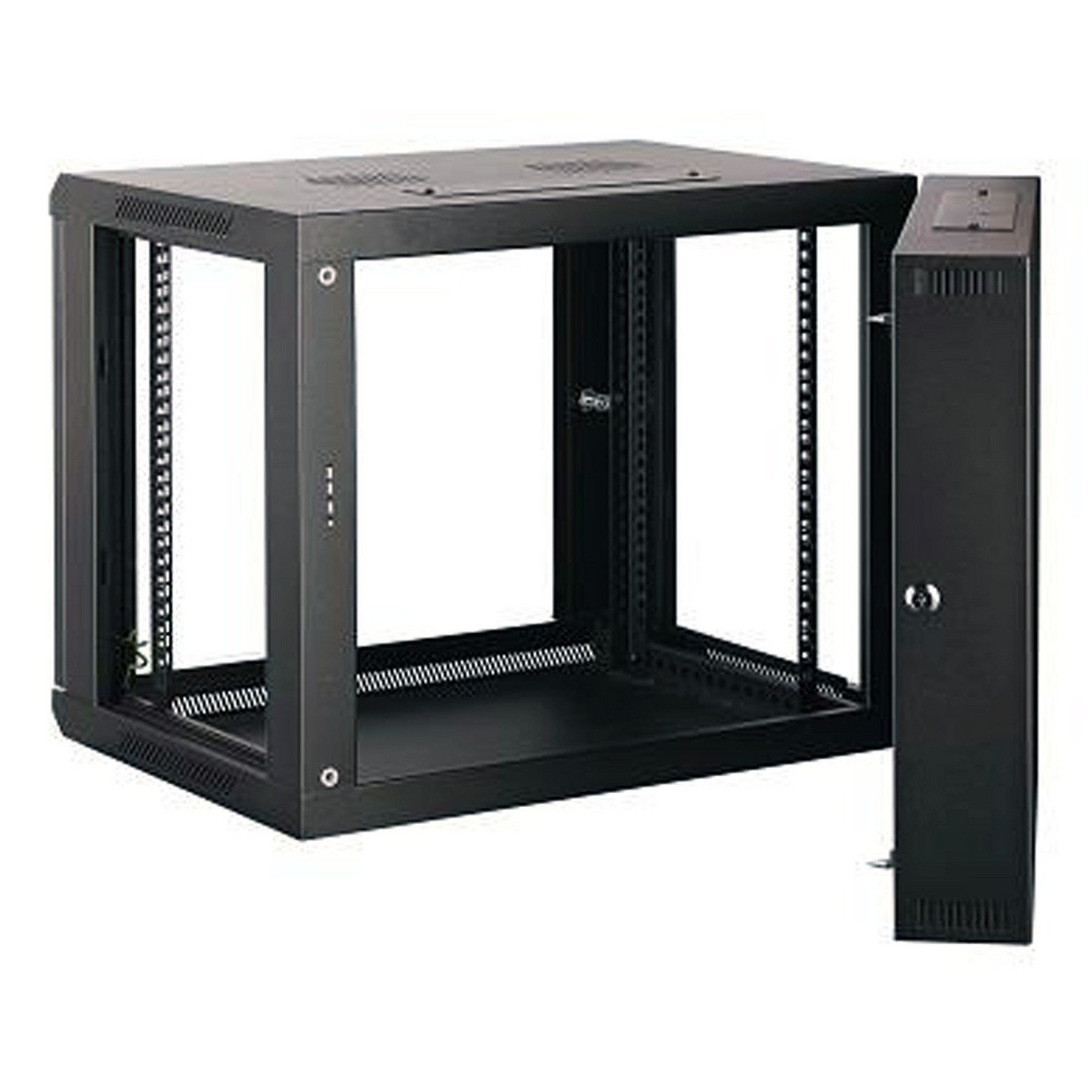 All-Rack 550mm Deep Hinged Wall Mount Data Cabinet — adk-security