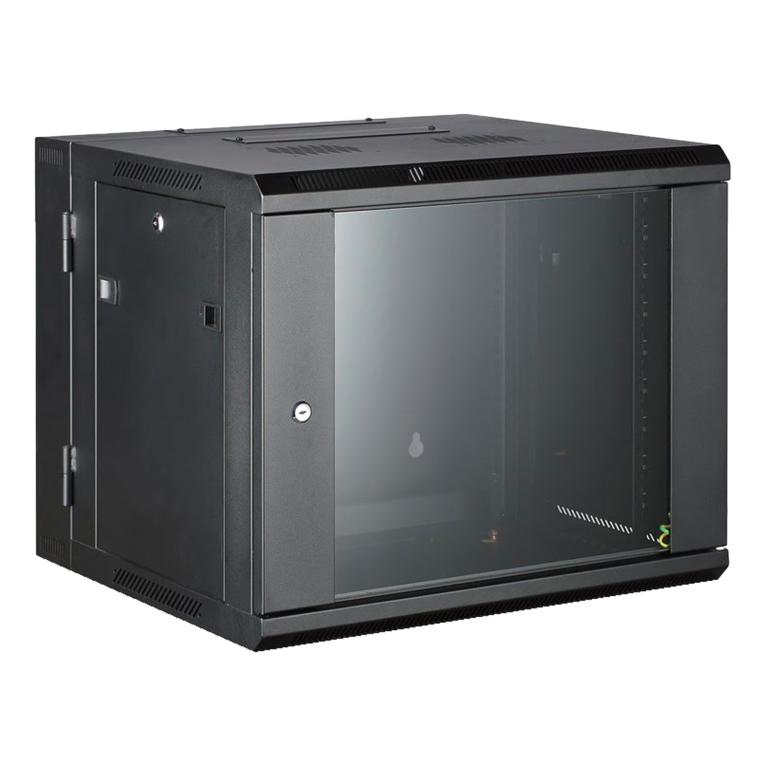All-Rack 550mm Deep Hinged Wall Mount Data Cabinet — adk-security