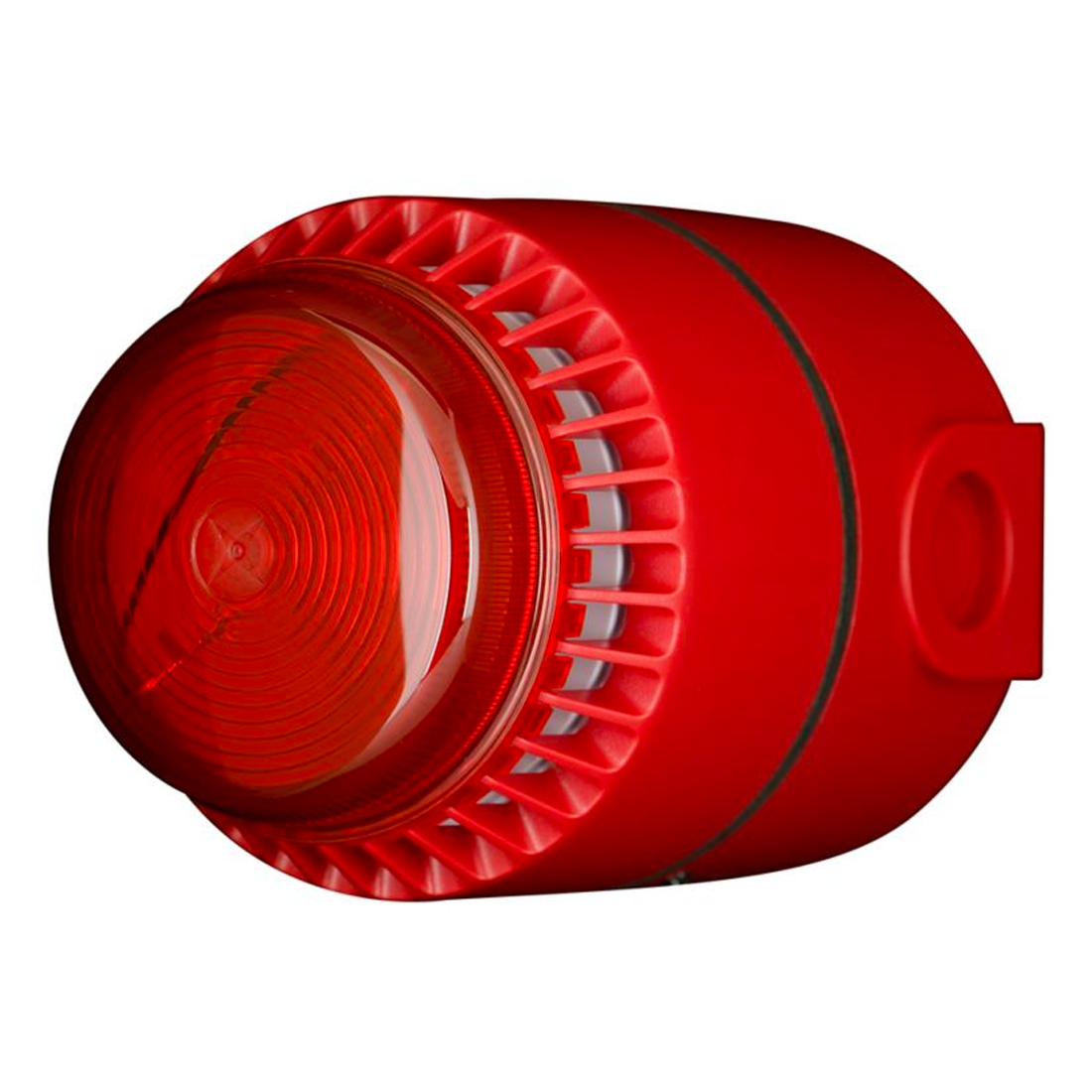 Fulleon Flashni Sounder Beacon - Deep Base - Red (FL/RL/R/D) — adk-security
