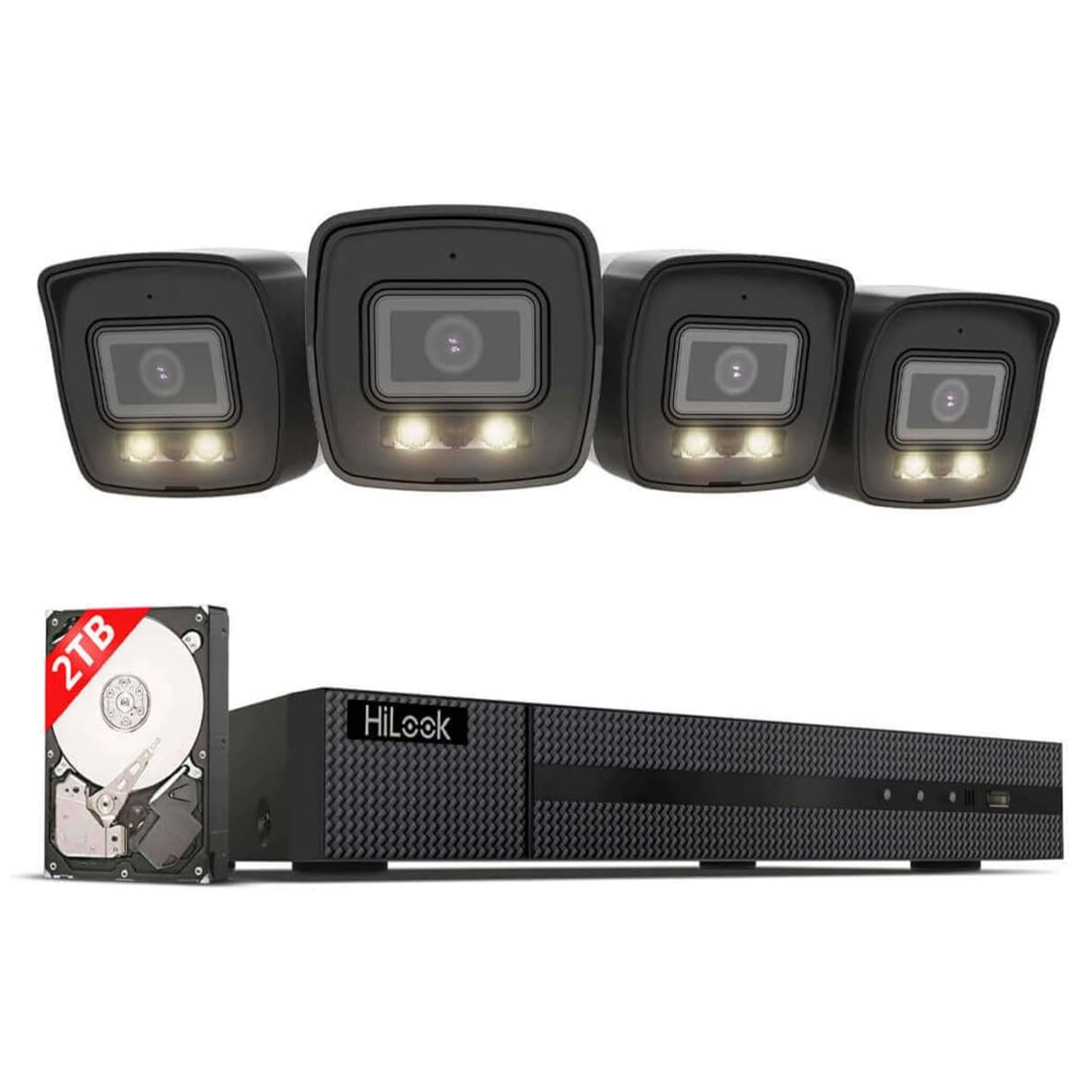 HiLook HD-IP 6mp Hybrid CCTV Kit -Bullet - 2TB(HI-IK28P-460B) — adk-security