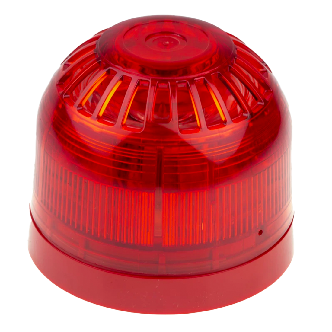 Klaxon Sonos Fire Sounder Beacon 17-60v DC Shallow Base - Red (PSC-004 ...