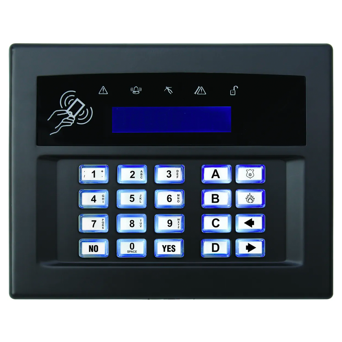 Pyronix Euro Casing for LCDPZ Keypad - Black (PYR-EUR-LCD-CASING/BLACK ...