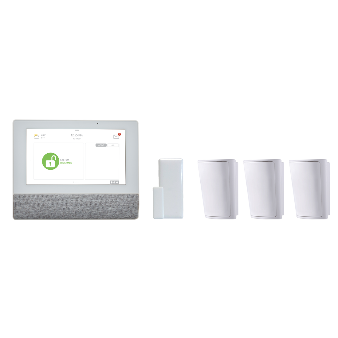 Qolsys IQ Hub 3xPIR 1xDoor Contact Kit - Alarm.com QOL-KITQHUB-NOSIREN ...