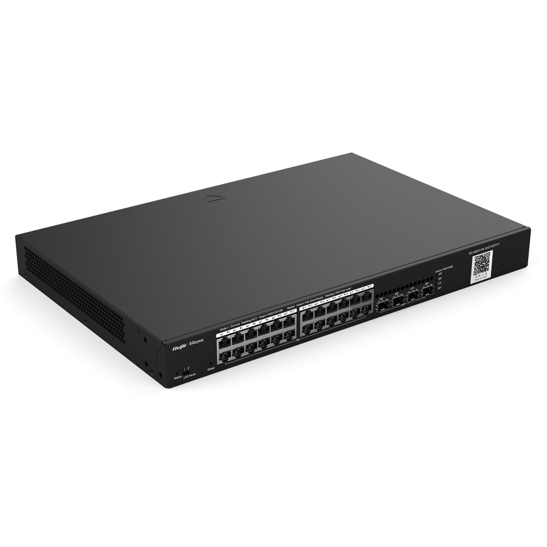 Ruijie Reyee 24 Port L2 PoE 370w Gigabit Managed Rackmount Switch (RG ...