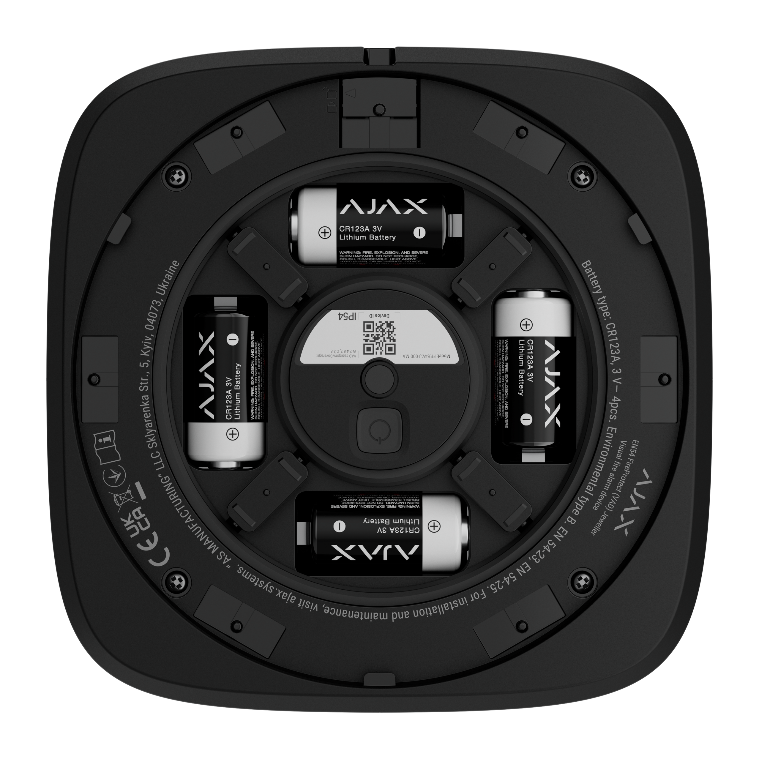 Ajax EN54 FireProtect VAD Beacon - Black (AJA-118606) — adk-security