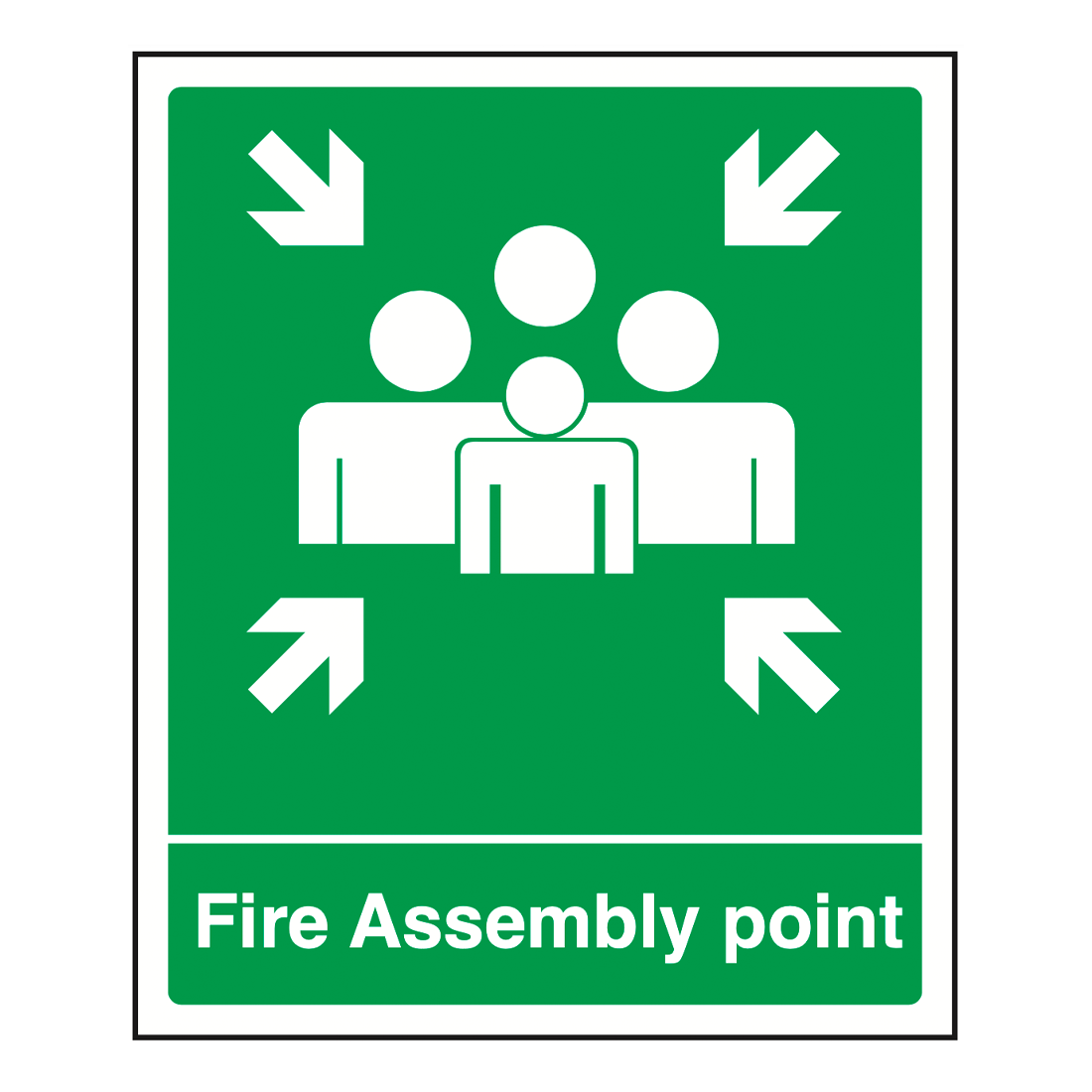 TG Sign - Fire Assembly (TG-CS12059H) — adk-security