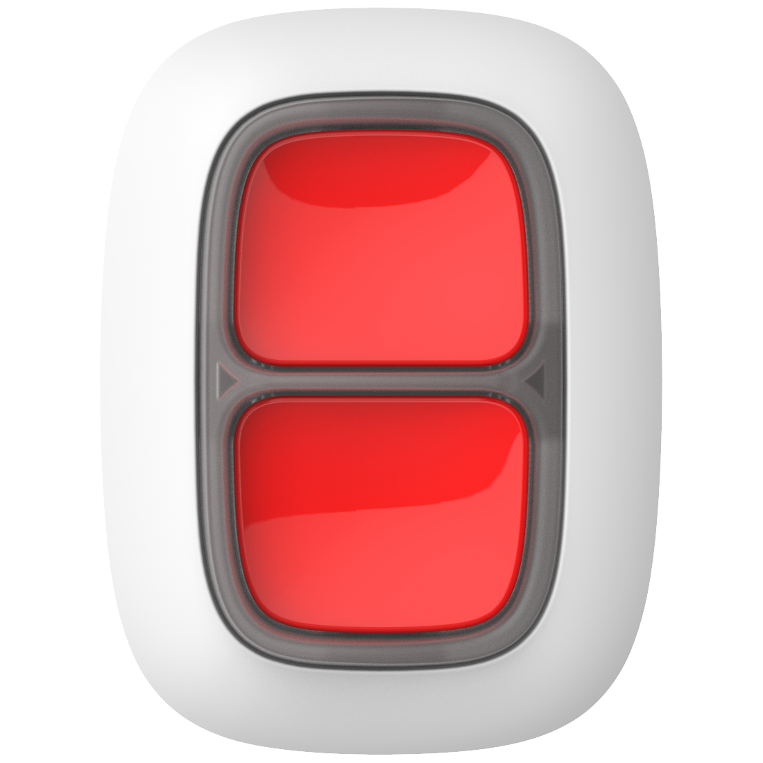 Ajax DoubleButton Wireless Panic Button - White (AJA-20850) — adk-security