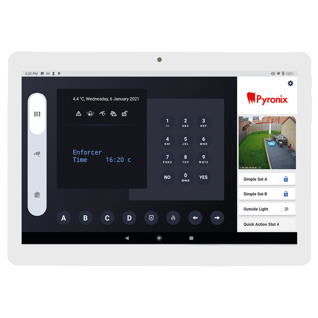 Pyronix Enforcer V11 Android Tablet (ENF-TABLET) — adk-security
