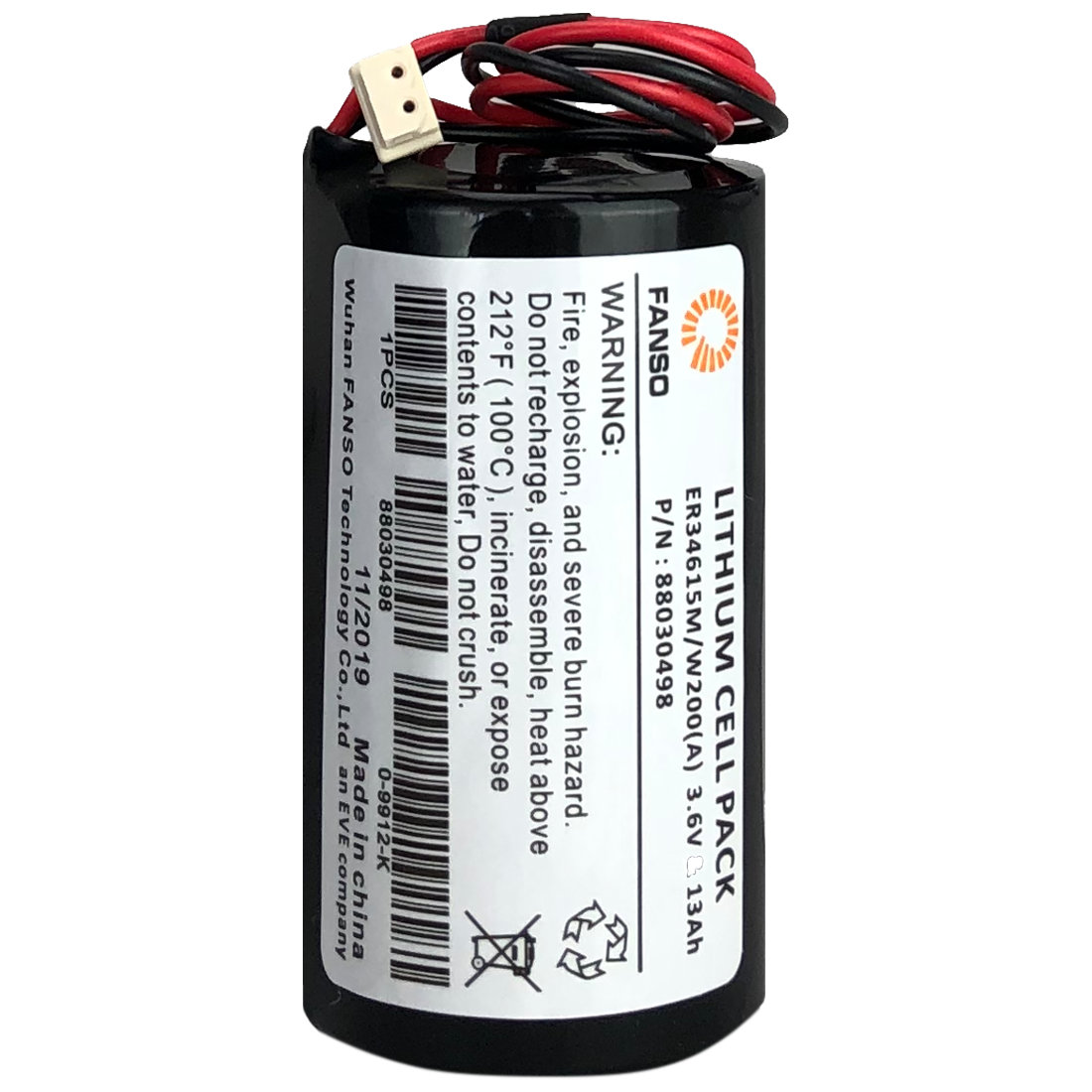 Visonic PowerMax Lithium Sounder Battery for MCS-710, MCS-720 and MCS ...