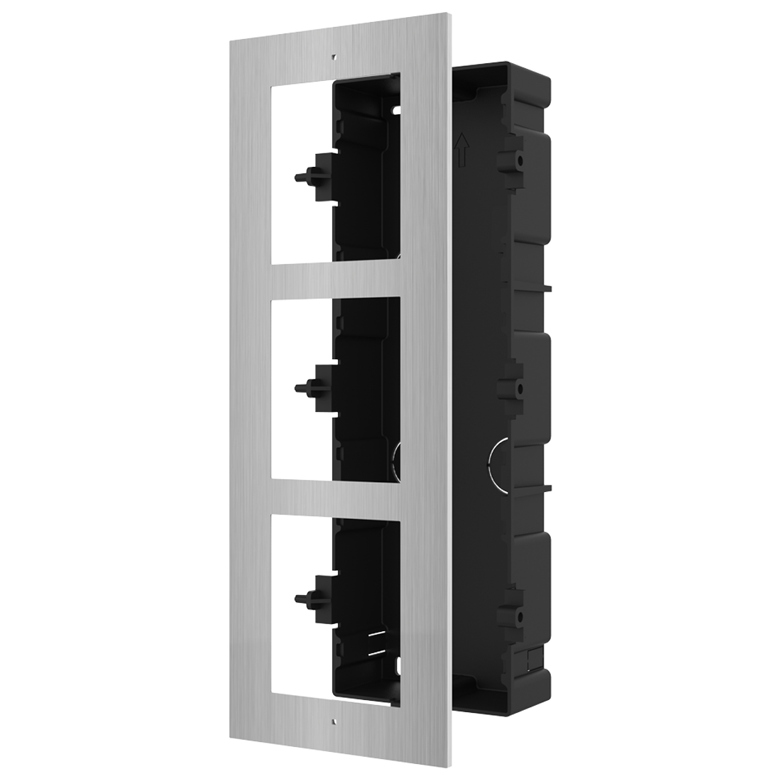 Hikvision Modular 3 Way Flush Mounting Bracket - Stainless Steel (DS-K ...