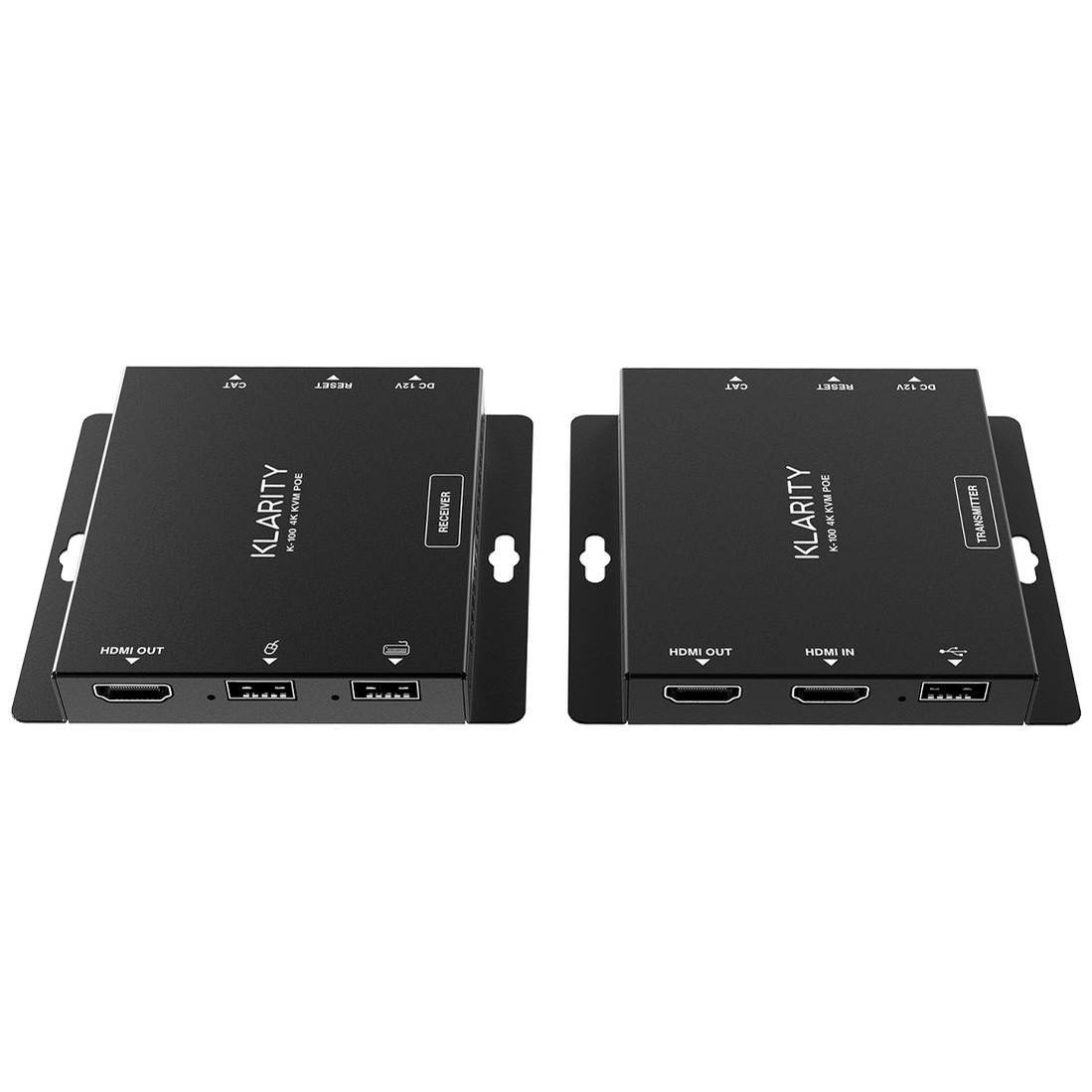 Klarity 4k 70m POE HDMI over CAT Extender with USB (K-70-4K-KVM-POE ...