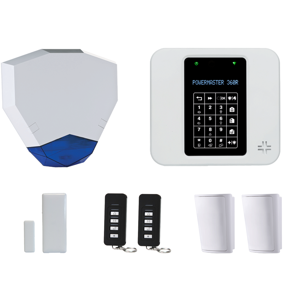 Visonic PG2 PowerMaster 360RW HEX Wireless Alarm Kit - WiFi/Lan (PM360 ...